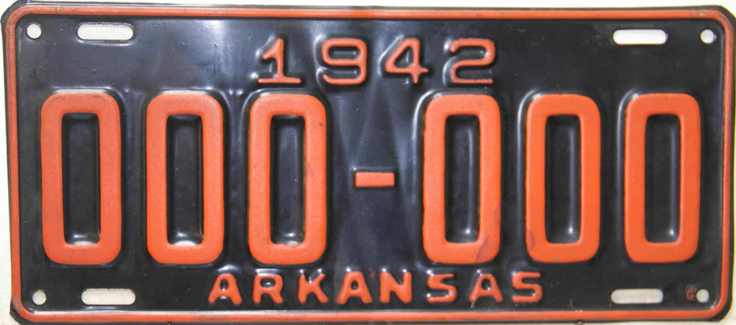 Arkansas Sample License Plates Collection | Great American Plates