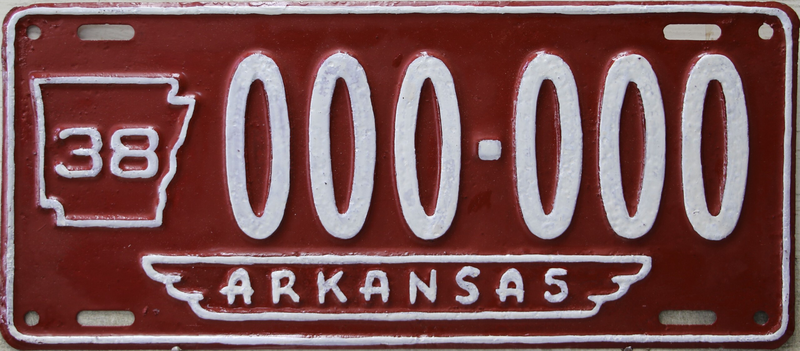 Arkansas Sample License Plates Collection | Great American Plates