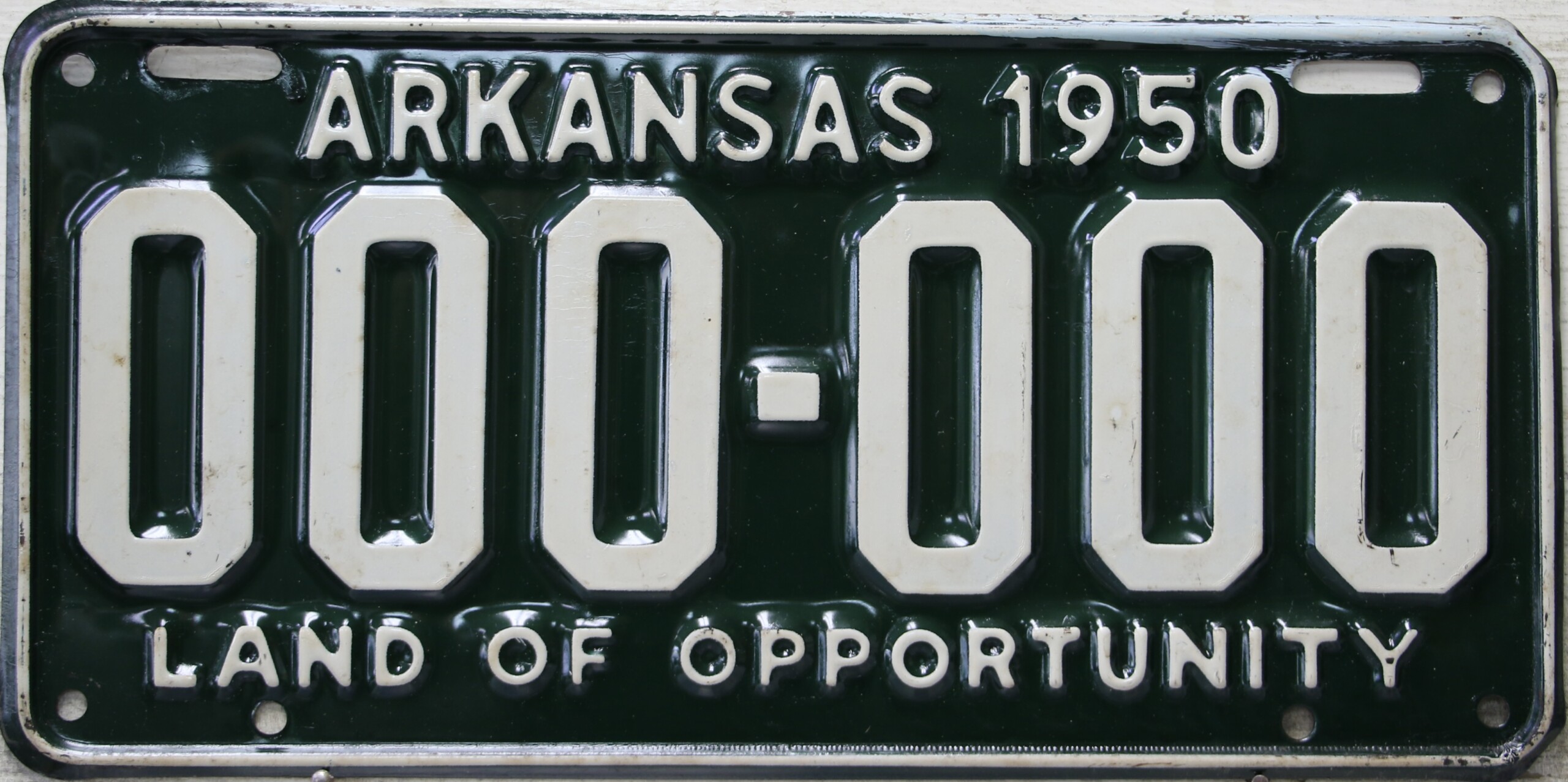 Arkansas Sample License Plates Collection | Great American Plates