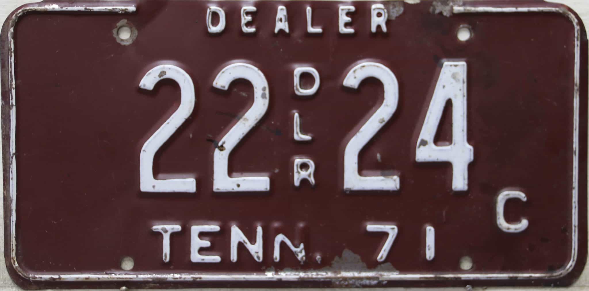 Tennessee Dealer 65 Plate Set | Great American Plates