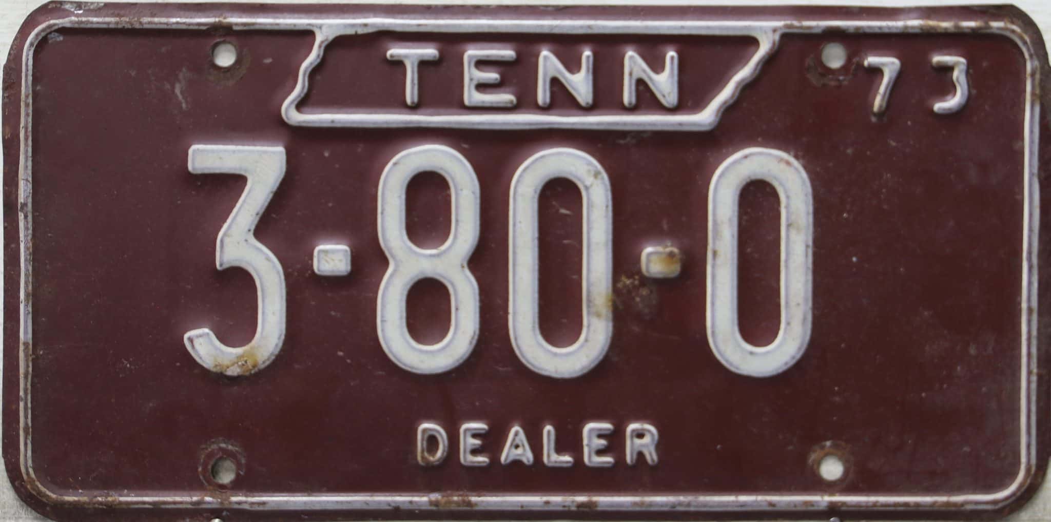 Tennessee Dealer 65 Plate Set | Great American Plates
