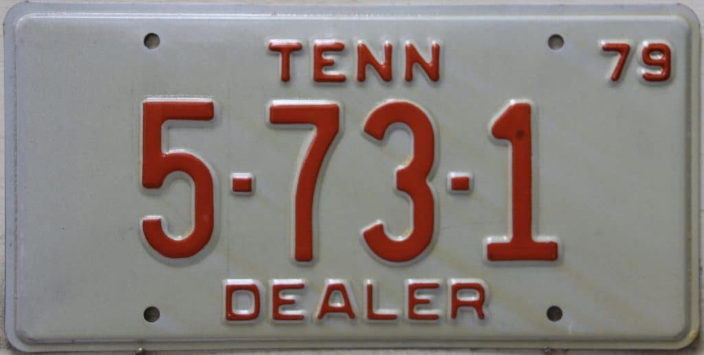 Tennessee Dealer 65 Plate Set | Great American Plates