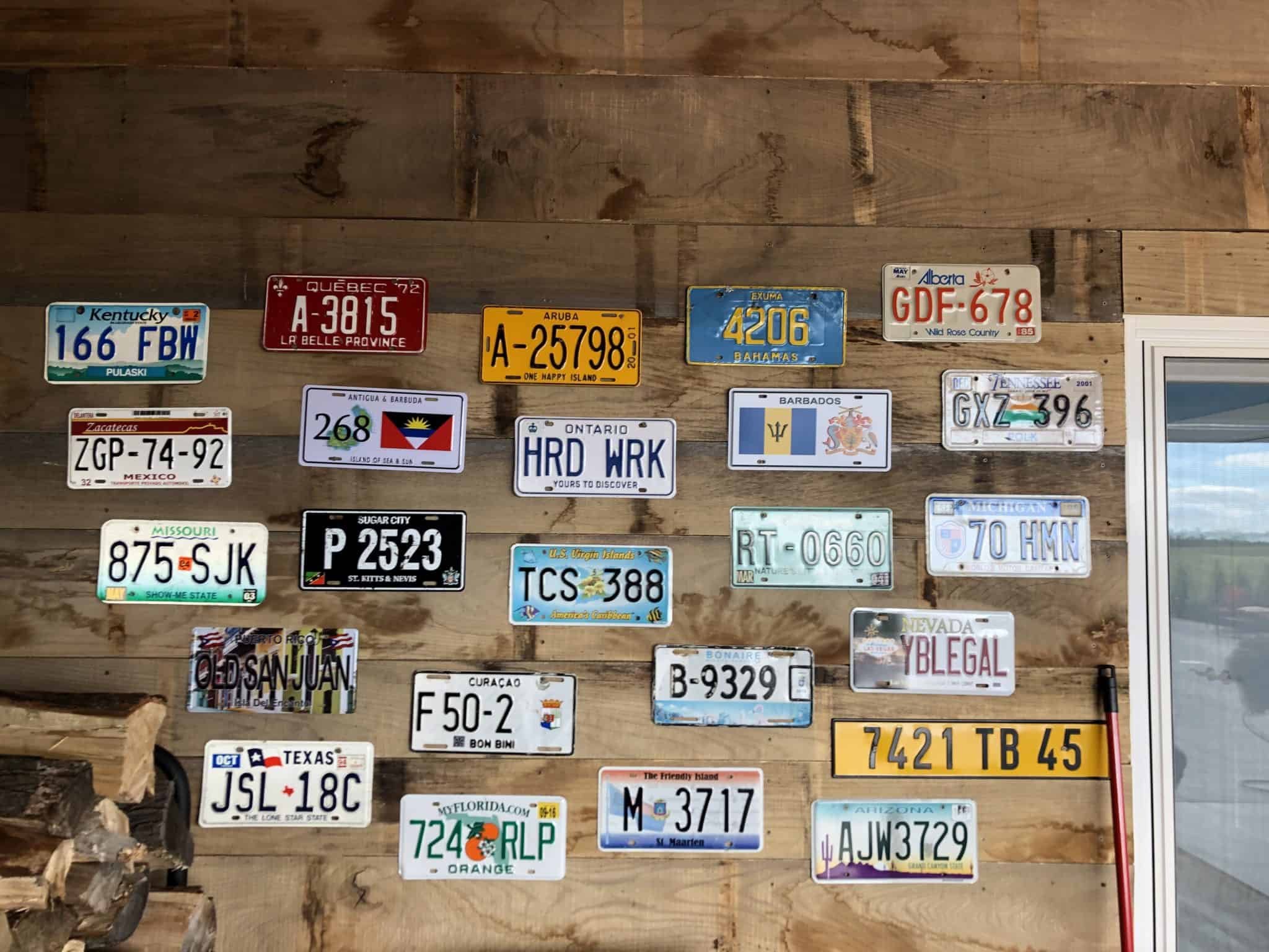All The Places You Go: Decorating With License Plates | Great American ...