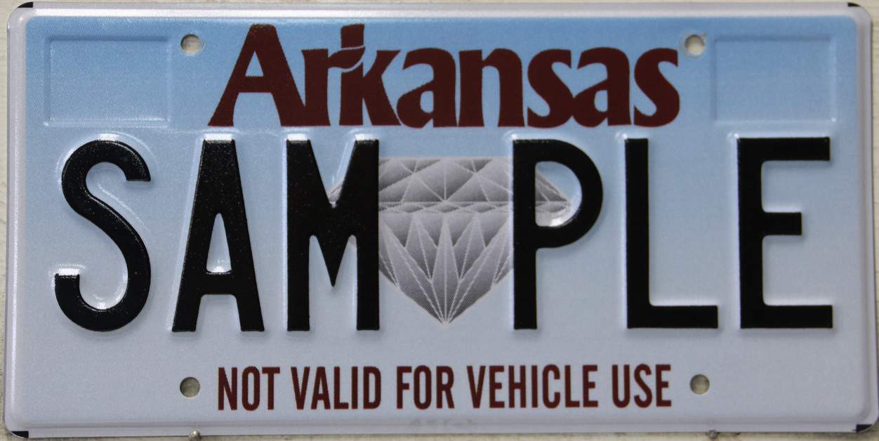 Arkansas Sample License Plates Collection | Great American Plates