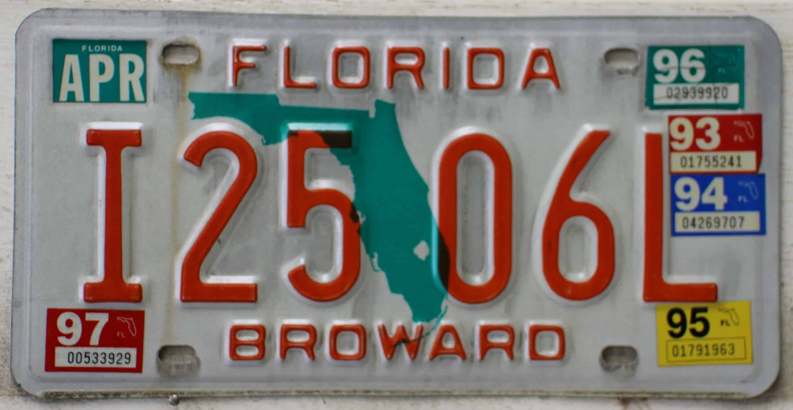 Green Florida License Plates Collection | Great American Plates