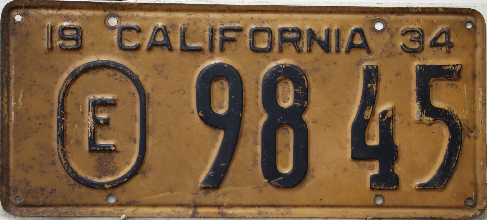 E 98 45 - California - 1934 | Great American Plates