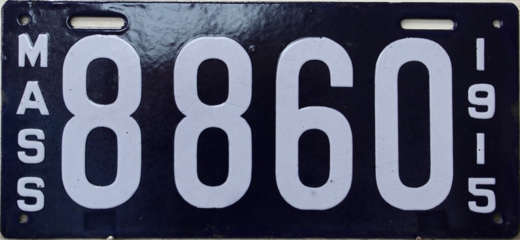 8860 Pair - Massachusetts - 1915 | Great American Plates