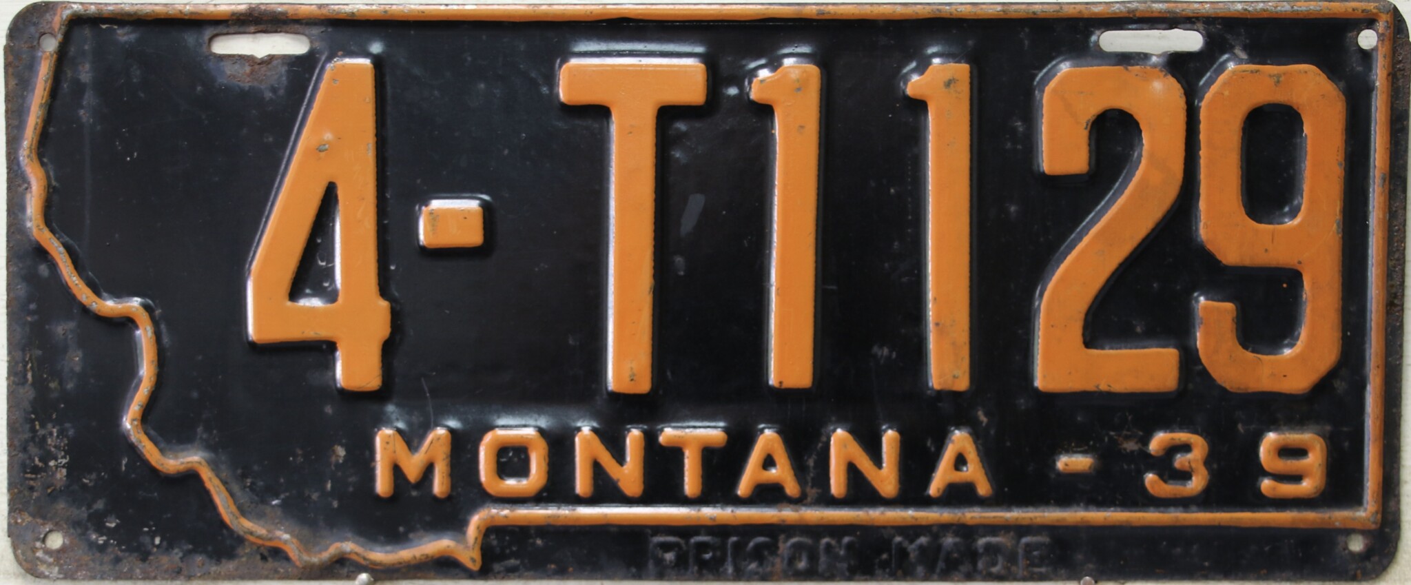 4 T1129 Pair - Montana - 1939 | Great American Plates