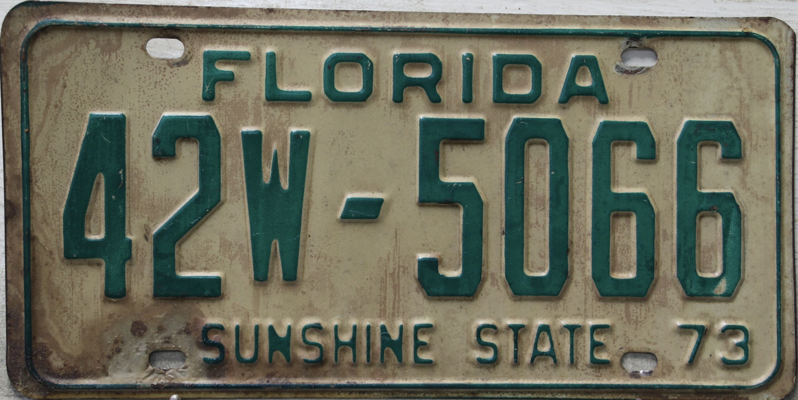 42W 5066 - Florida - 1973 | Great American Plates
