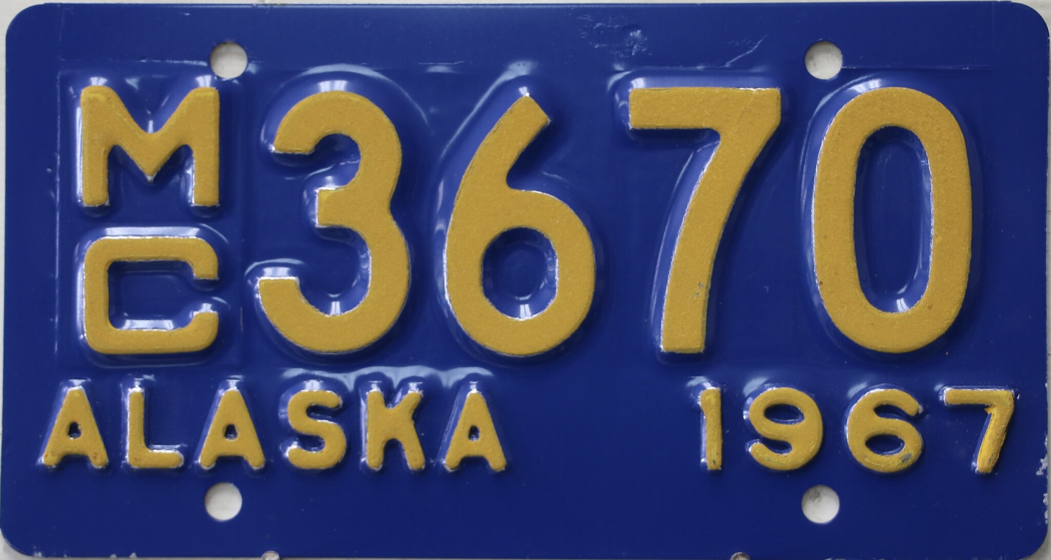 MC3670 - Alaska - 1967 | Great American Plates