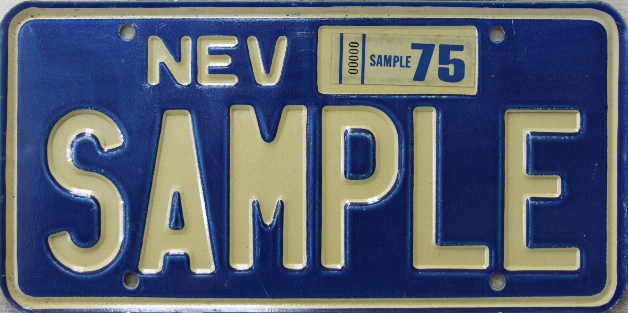 SAMPLE- Nevada - 1975 | Great American Plates