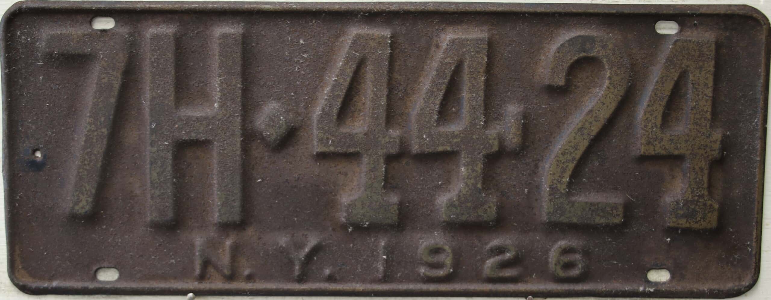 7H 44 24 - New York - 1926 | Great American Plates
