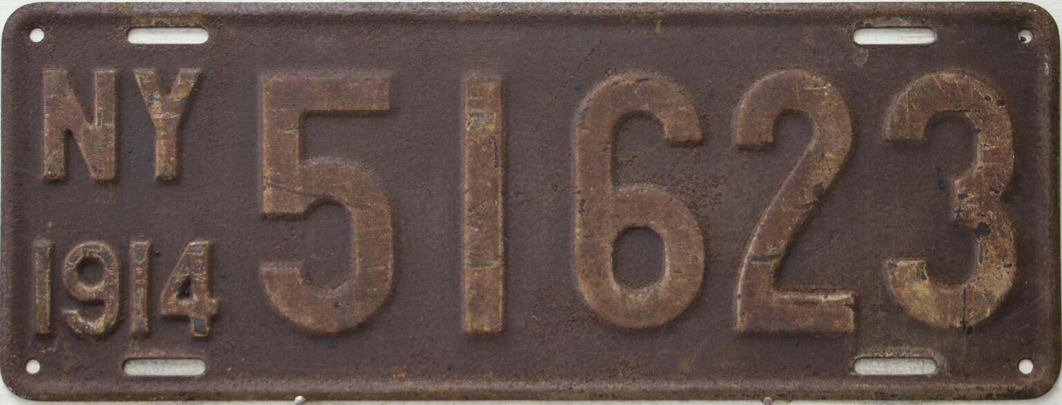 51623 Pair - New York - 1914 | Great American Plates