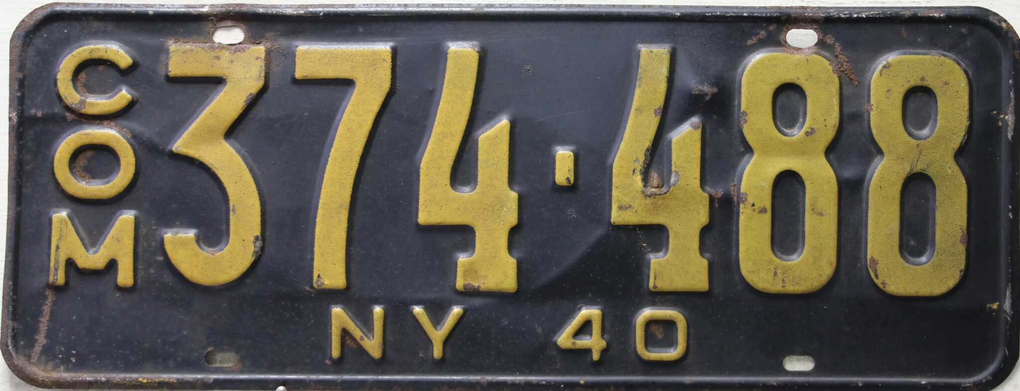 374 488 Pair - New York - 1940 | Great American Plates
