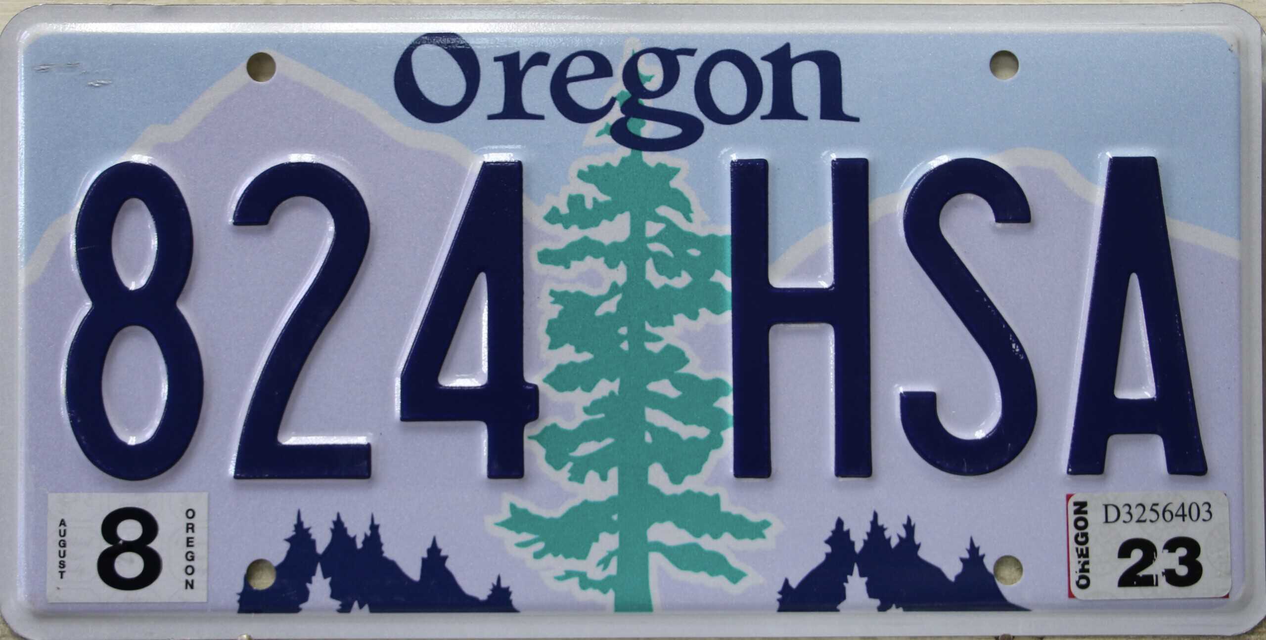 824 HSA - Oregon - 2023 | Great American Plates