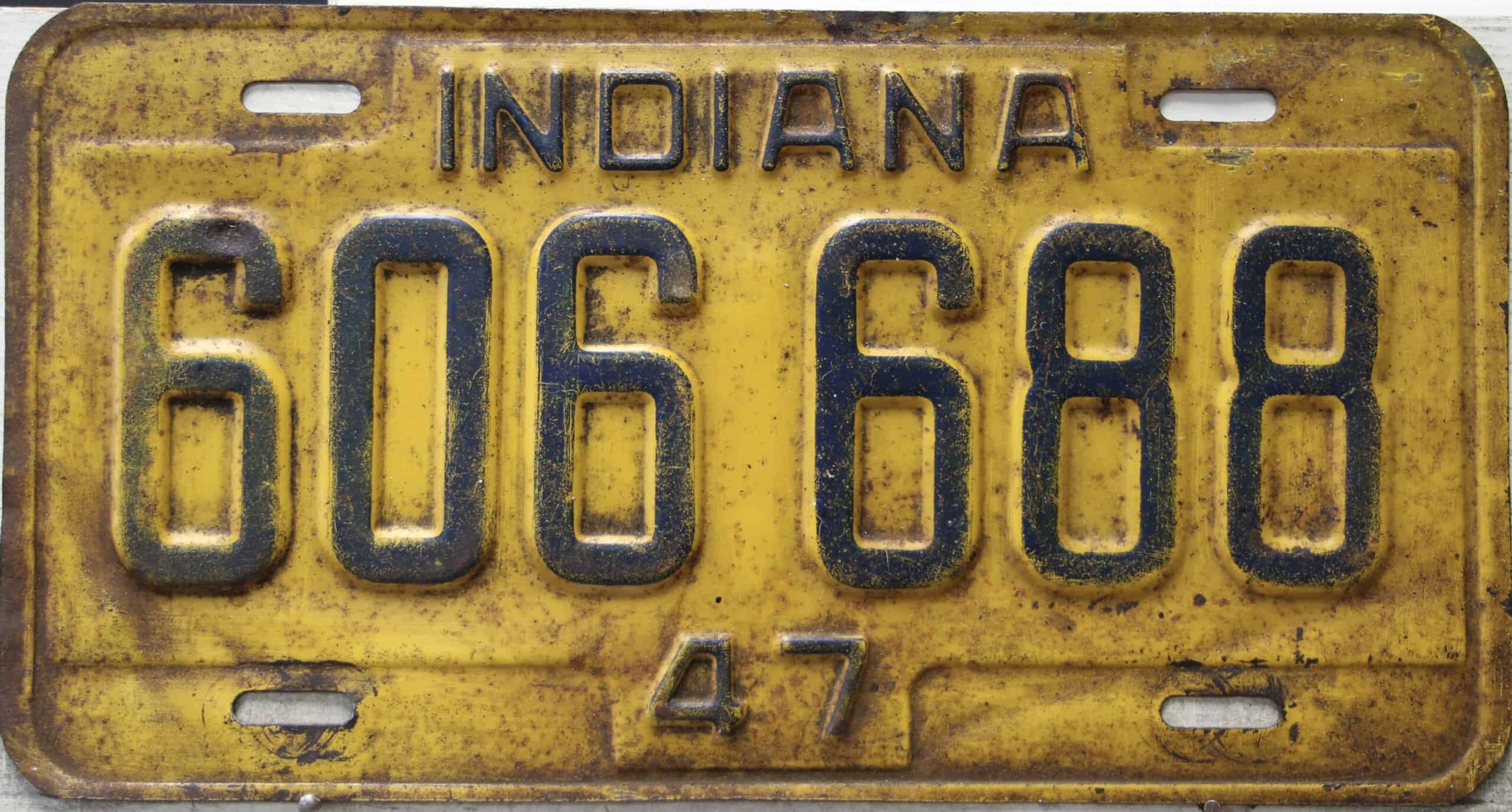 606 688 - Indiana - 1947 | Great American Plates