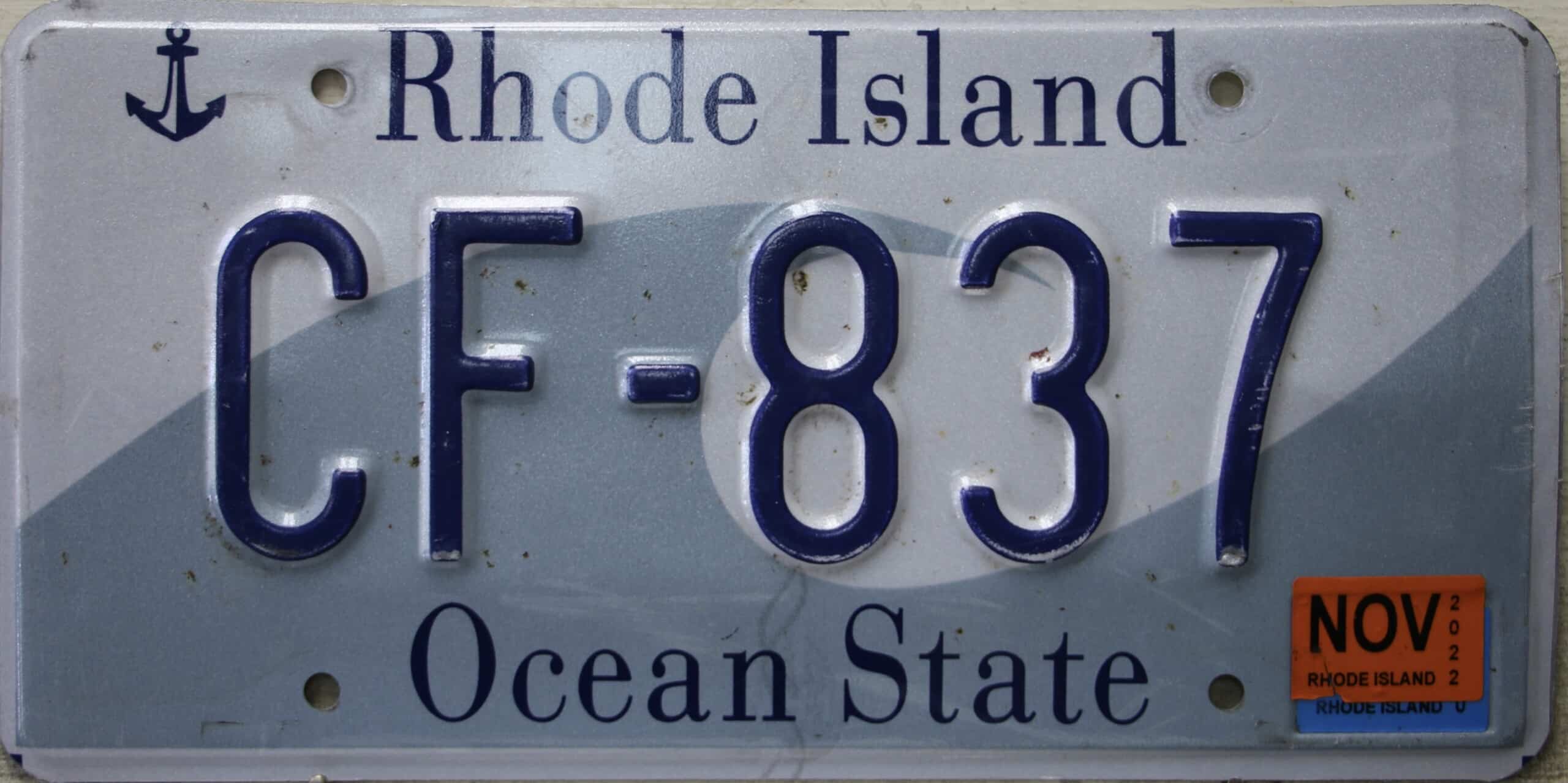 CF 837 Pair - Rhode Island - 2022 | Great American Plates