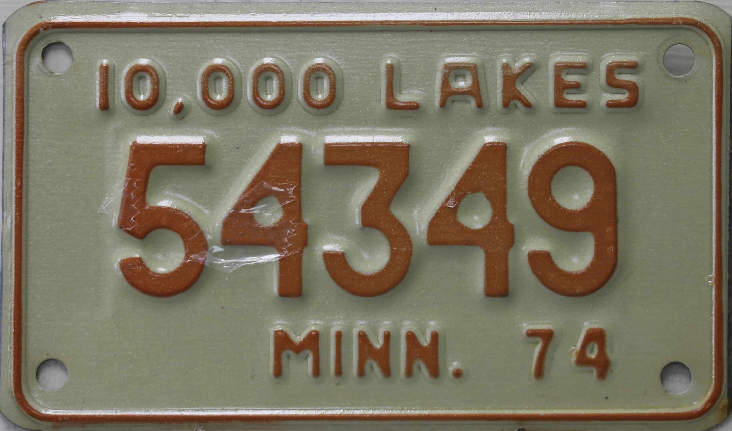 54349 - Minnesota - 1974 | Great American Plates