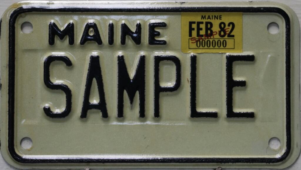 SAMPLE - Maine - 1982 | Great American Plates