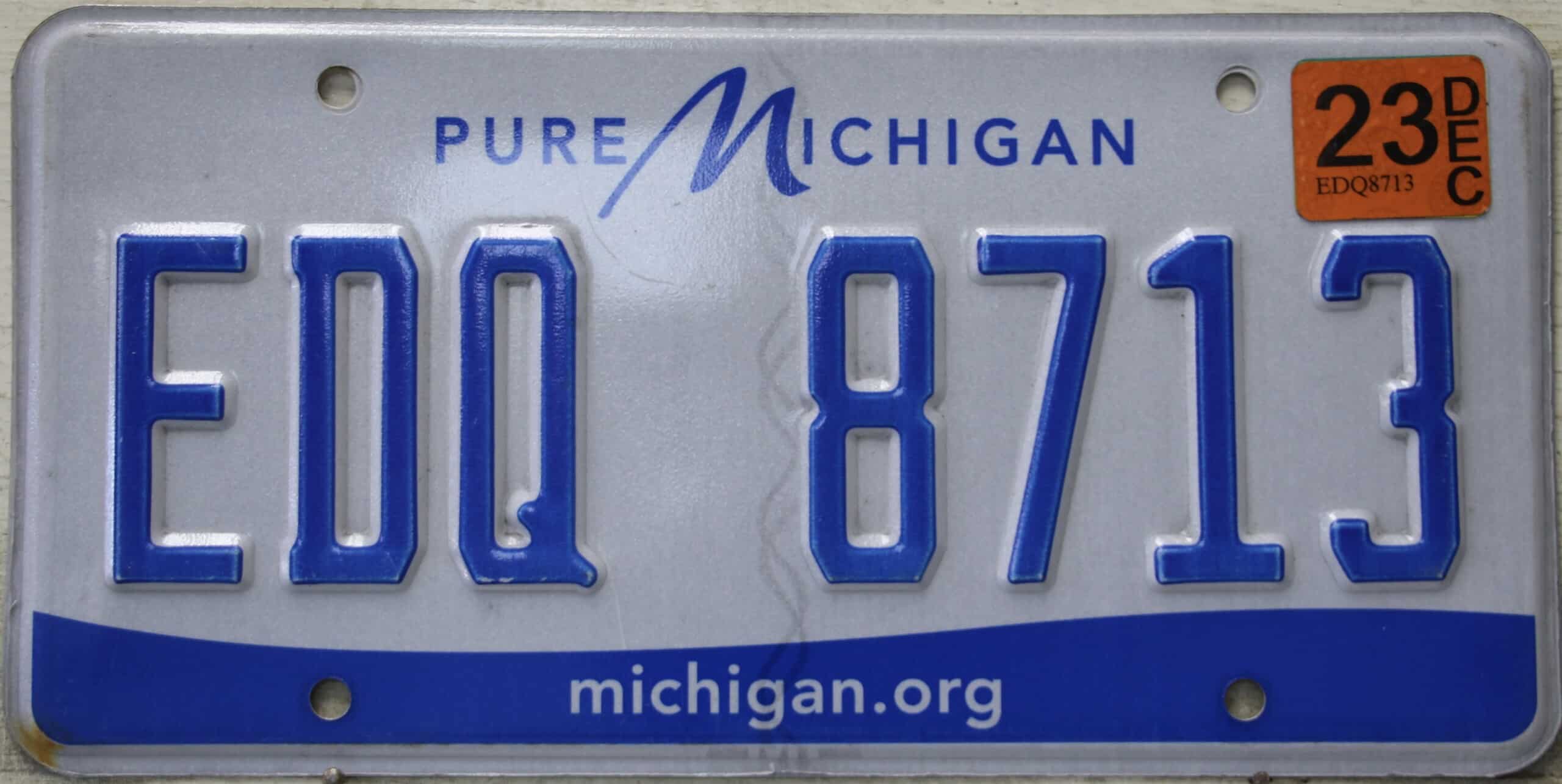 EDQ 8713 - Michigan - 2023 | Great American Plates