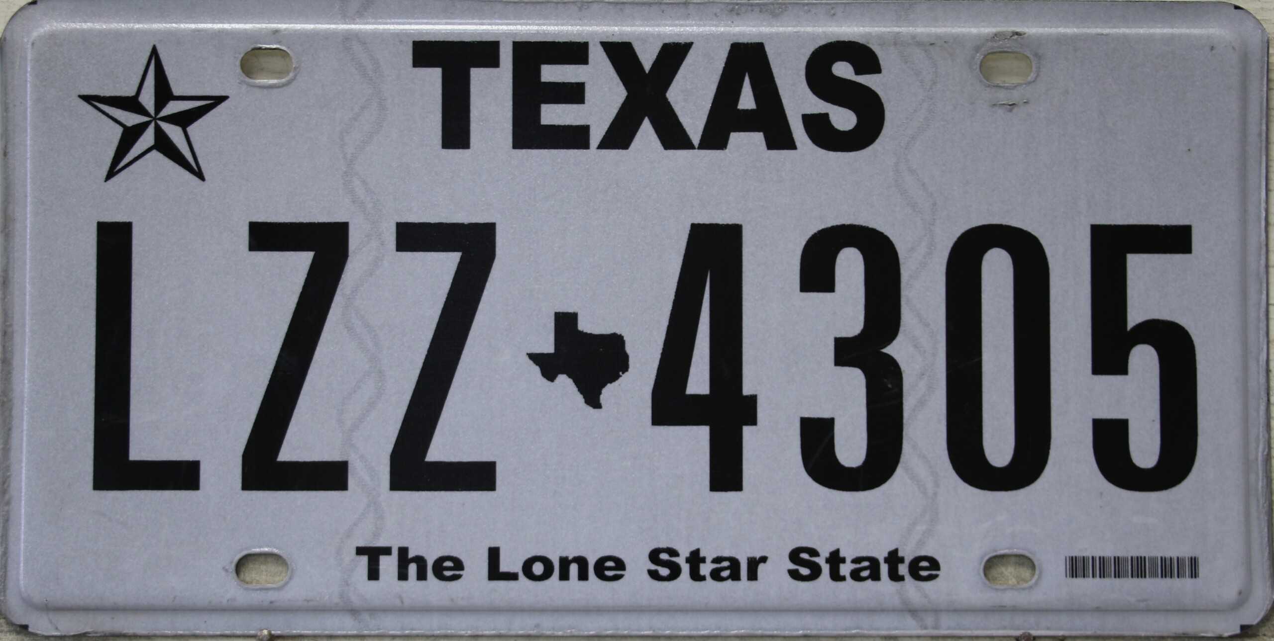 LZZ 4305 Pair - Texas | Great American Plates