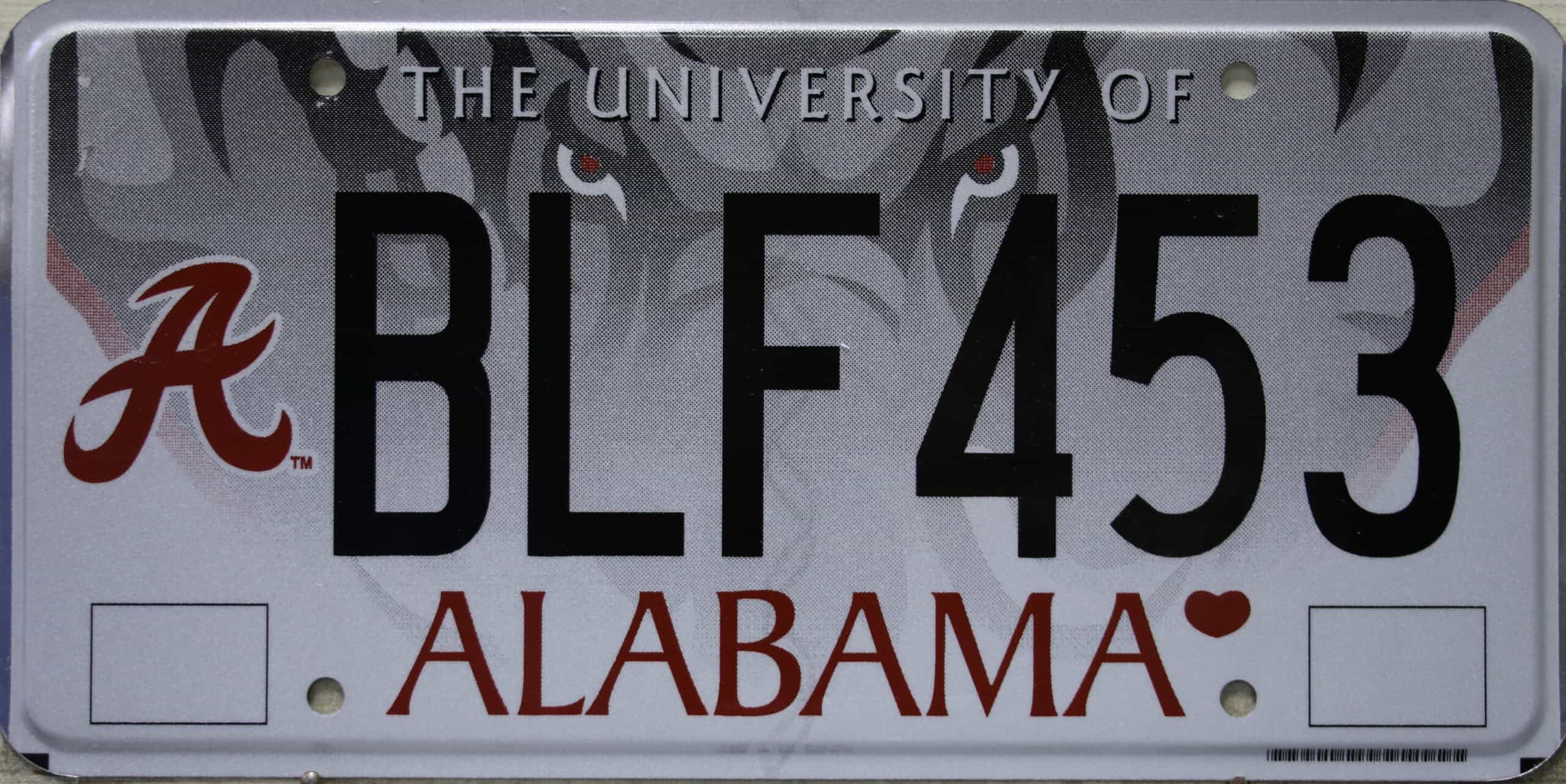 BLF 453 - Alabama | Great American Plates