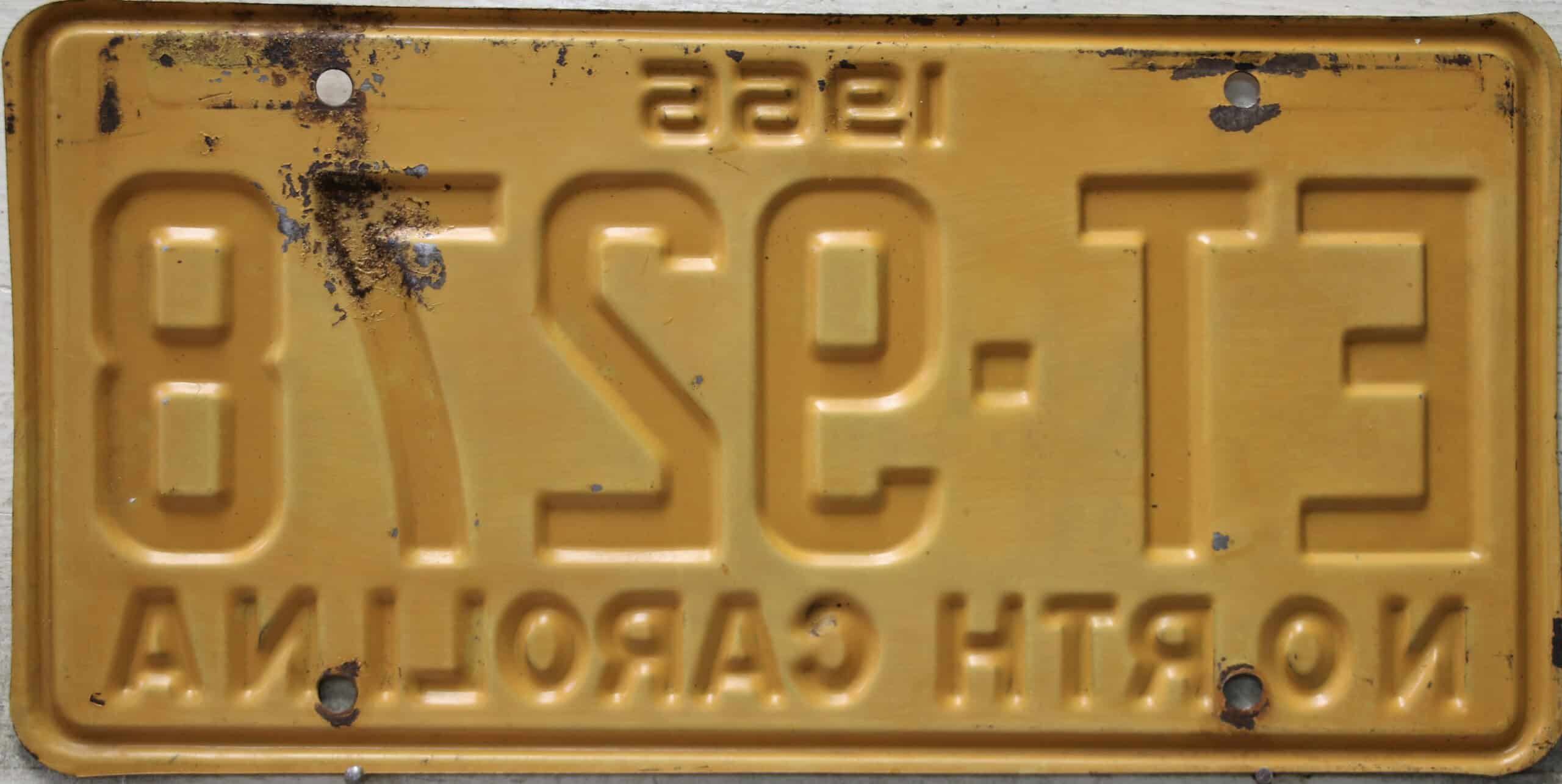ET 9278 - North Carolina - 1966 | Great American Plates