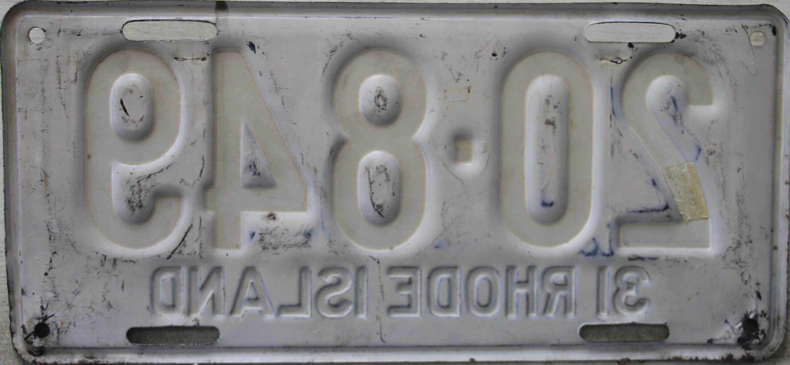 20 849 - Rhode Island - 1931 | Great American Plates