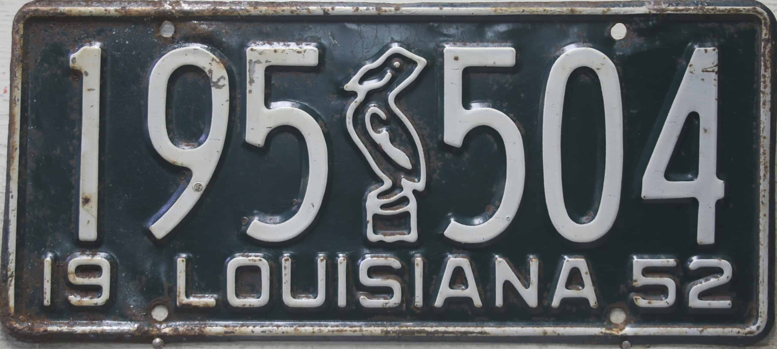 195 504 - Louisiana - 1952 | Great American Plates