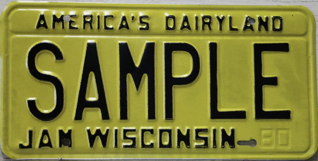 SAMPLE - Wisconsin - 1980 | Great American Plates