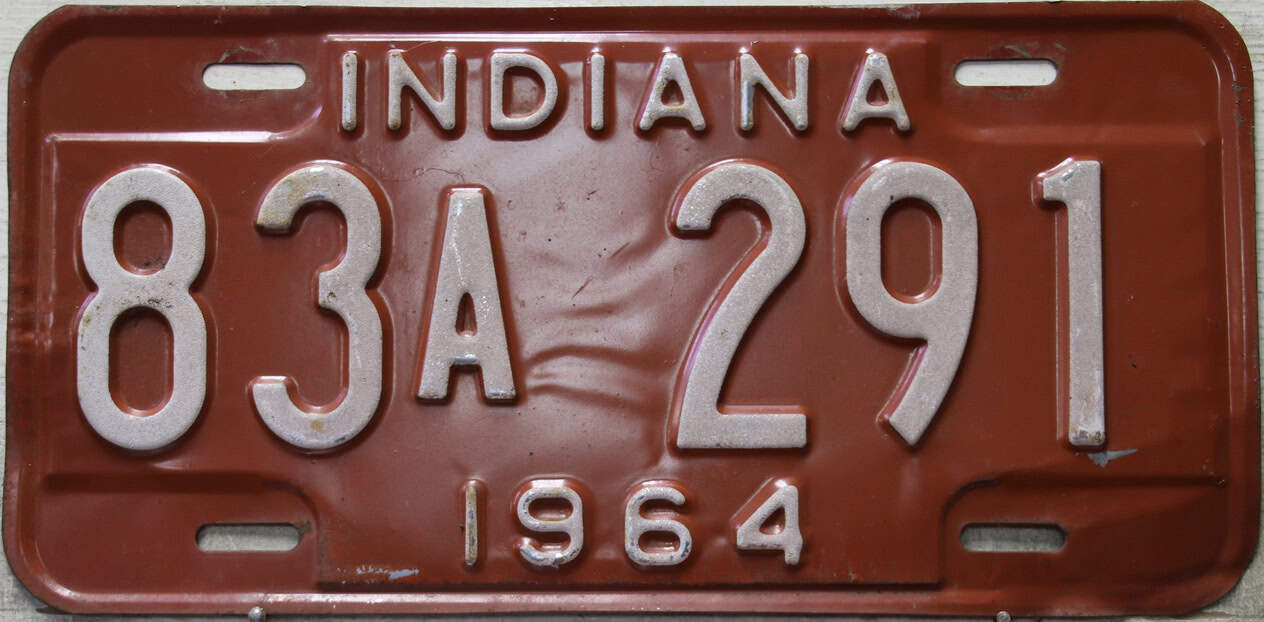 83A 291 - Indiana - 1964 | Great American Plates