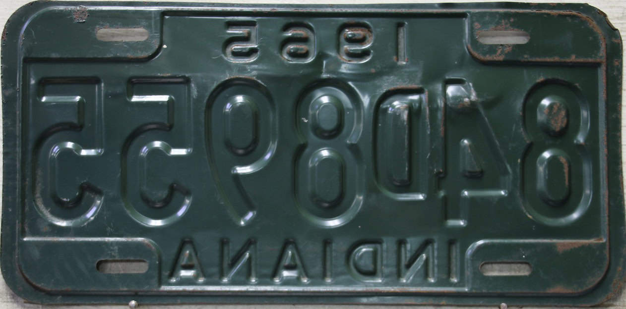 84D8955 - Indiana - 1965 | Great American Plates