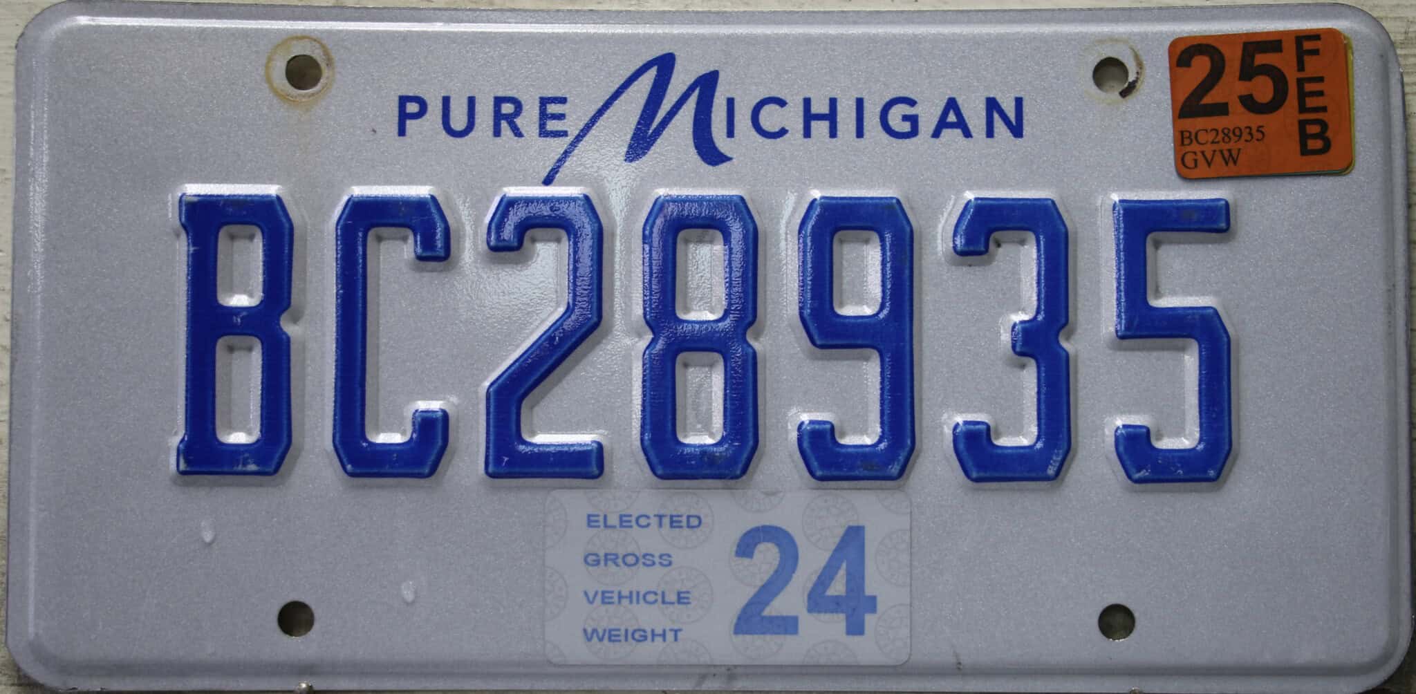 BC28935 - Michigan - 2025 | Great American Plates