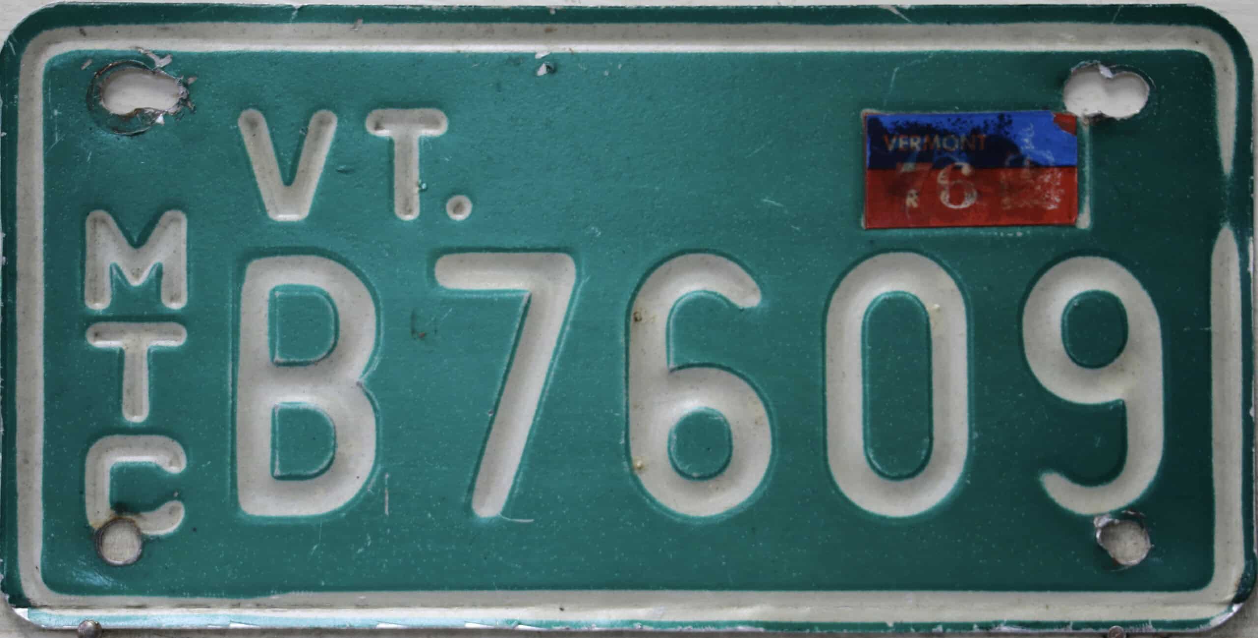 B7609 - Vermont - 1976 | Great American Plates