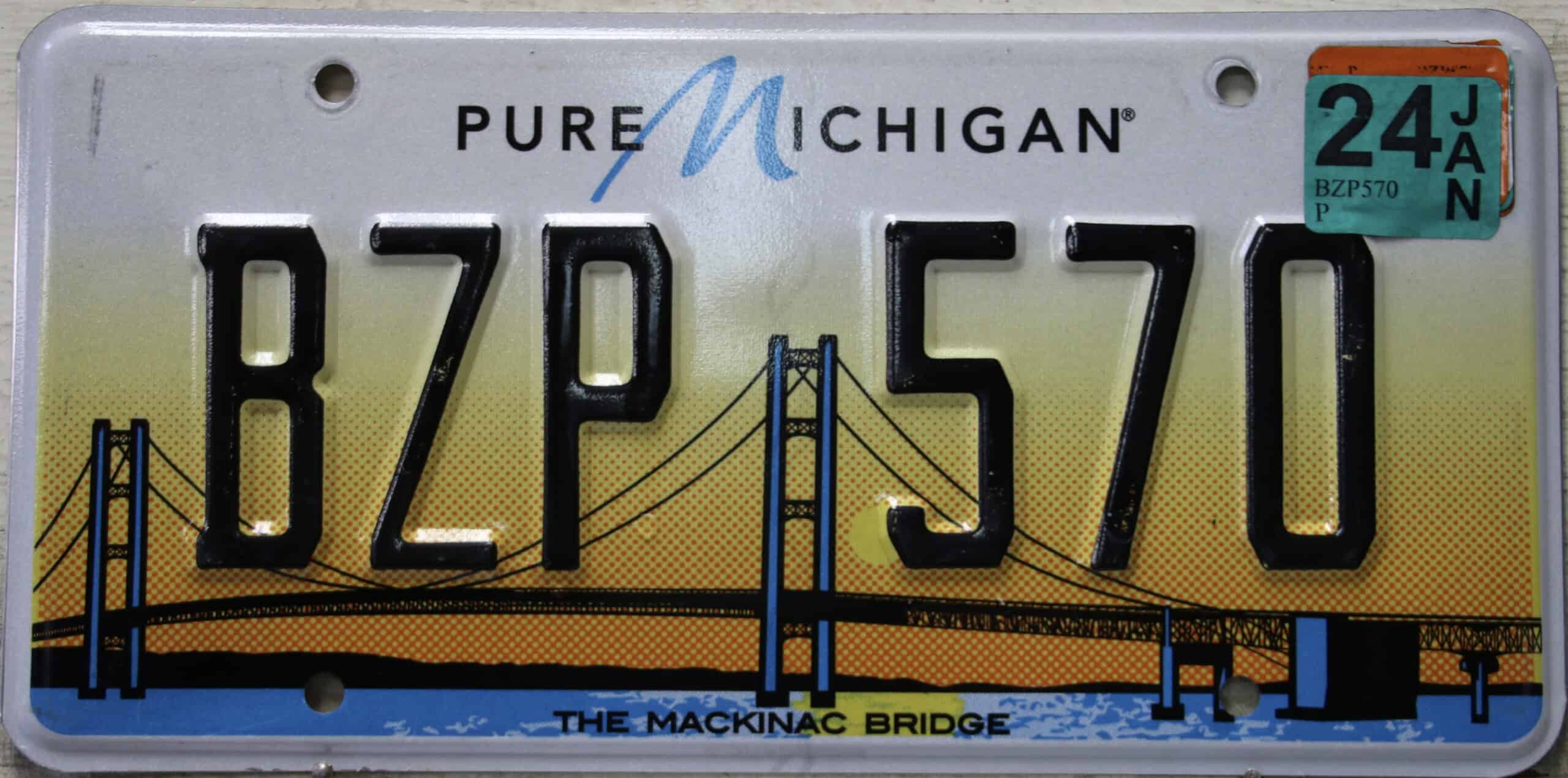 BZP 570 - Michigan - 2024 | Great American Plates