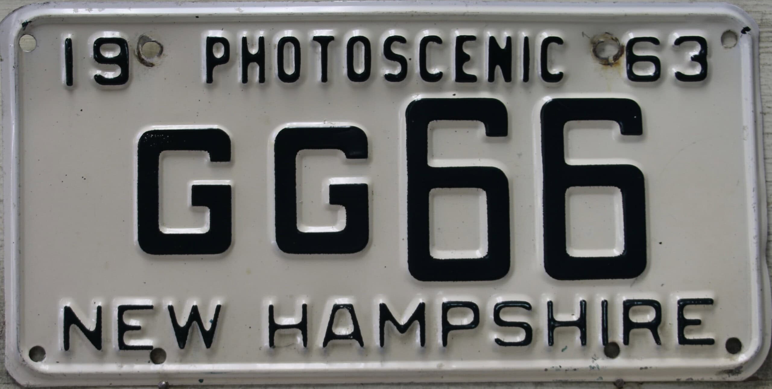 GG 66 - New Hampshire - 1963 | Great American Plates