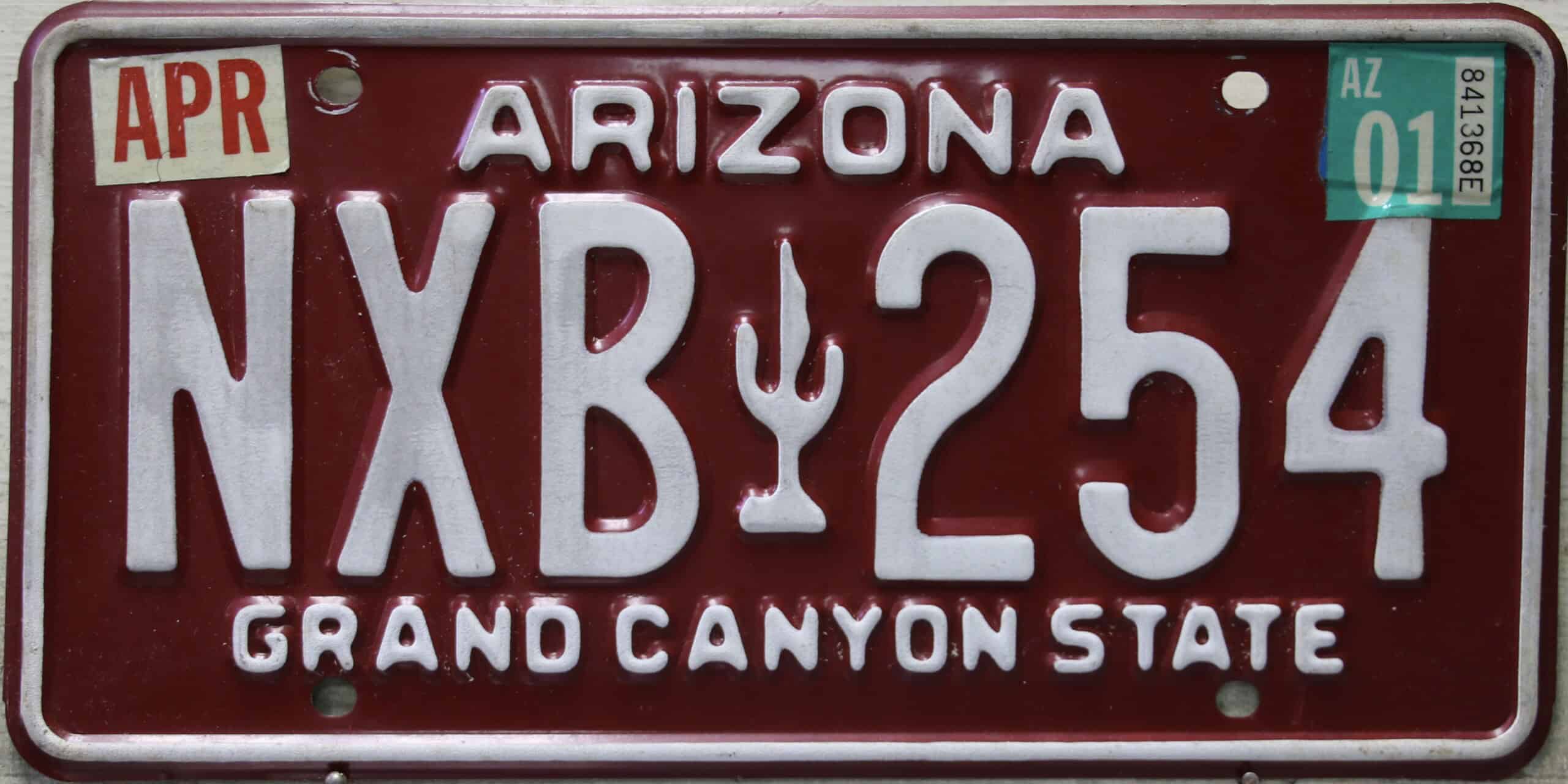 NXB 254 - Arizona - 2001 | Great American Plates