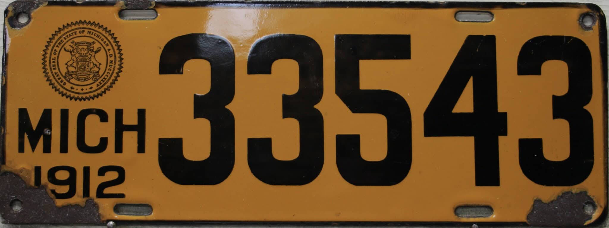 Vintage License Plates For Collectors | Great American Plates